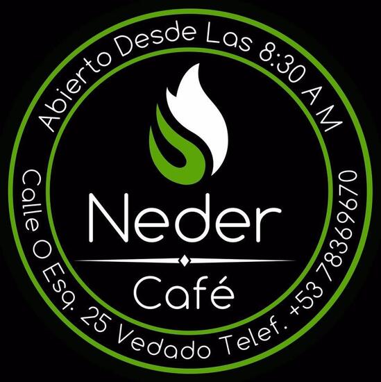 Menu at Neder Café, Havana