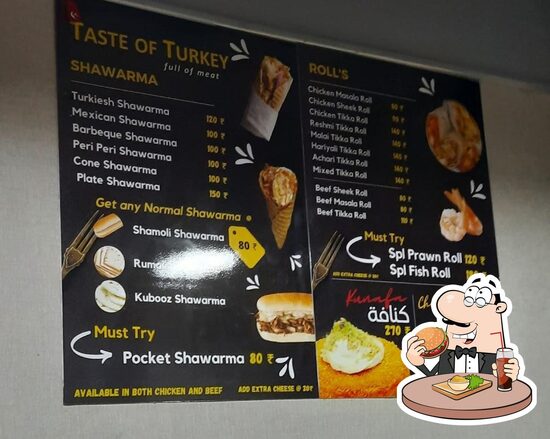 Taste of Turkey, Chennai - Restaurant menu, prices and reviews