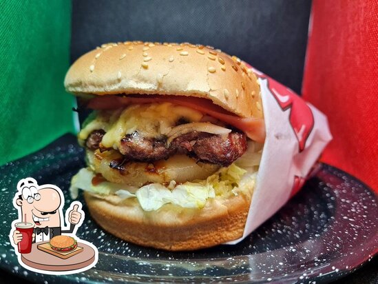 Menu at Wicho burger restaurant, Saltillo, Dr. Jesús Valdez Sánchez