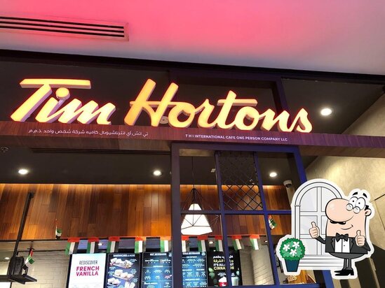 Carta de Tim Hortons - Mall of Emirates, Emiratos Árabes Unidos