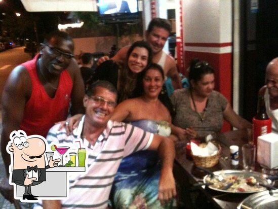 Menu em Bar do Leonardo, Santos