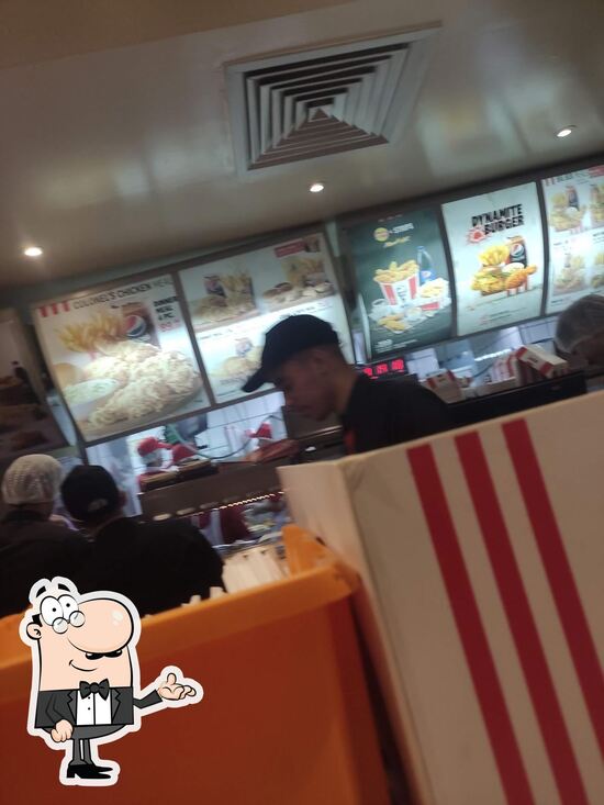 Menu au KFC restaurant, Tanger, Ave Mohammed VI