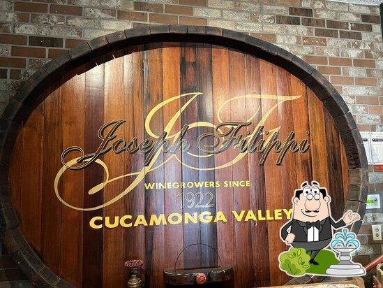 Menu at Joseph Filippi Winery & Vineyards restaurant, Rancho Cucamonga