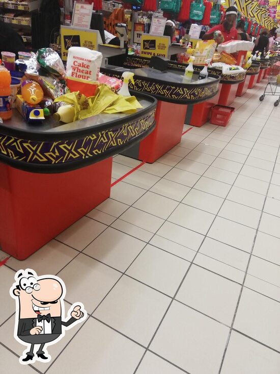 Menu at Shoprite Emoyeni, South Africa