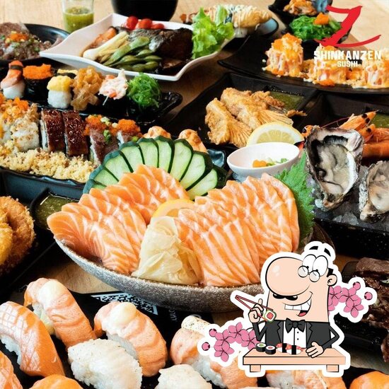 Menu at Shinkanzen restaurant, Bangkok, 2JG7+VR4