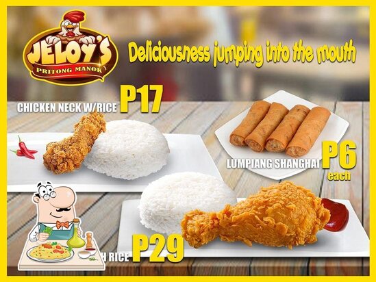Menu at Jeloy's Pritong ManokTrading Blvd Branch restaurant, Davao City