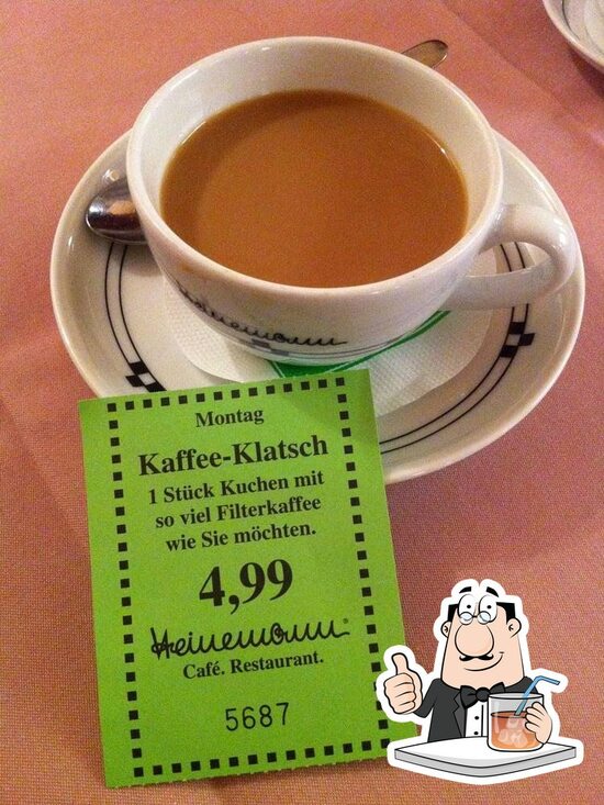 Menu at Konditorei Heinemann cafe, Mönchengladbach, Bismarckstraße 91