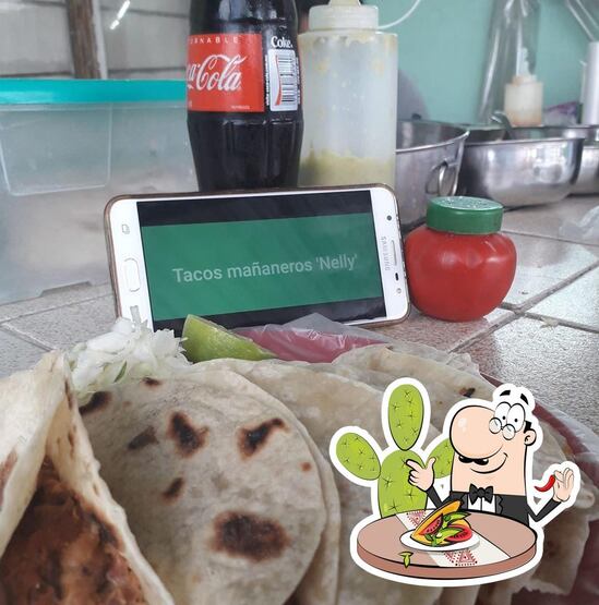 Menu at Tacos mañaneros nelly restaurant, Monterrey