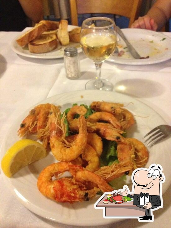 Menu at Lefteris seafood restaurant, Stavros