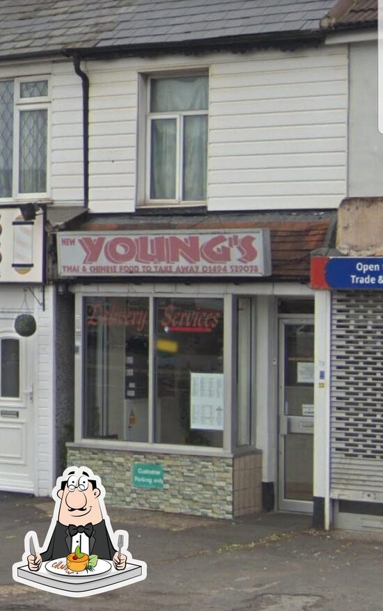 Menu at New Young's fast food, High Wycombe