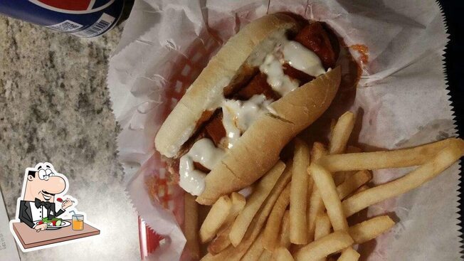 Menu at B & B Hot Dogs restaurant, Bellevue