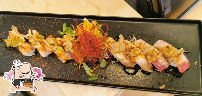 Menu at Sawa Sushi restaurant, Montreal
