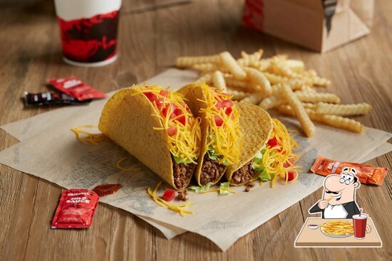 Menu at Del Taco restaurant, Philadelphia