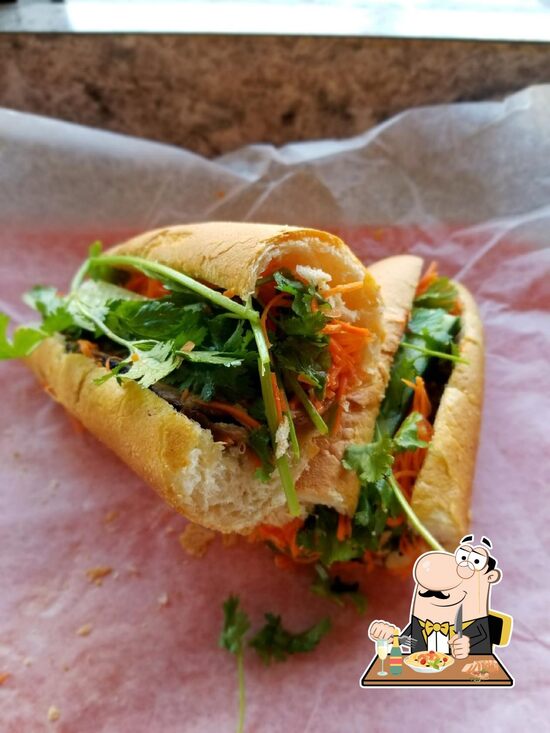 Menu at Franky's Banh Mi restaurant, Saskatoon, 133 21st St E
