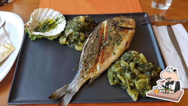 Menu at Taverna Polc restaurant, Koper