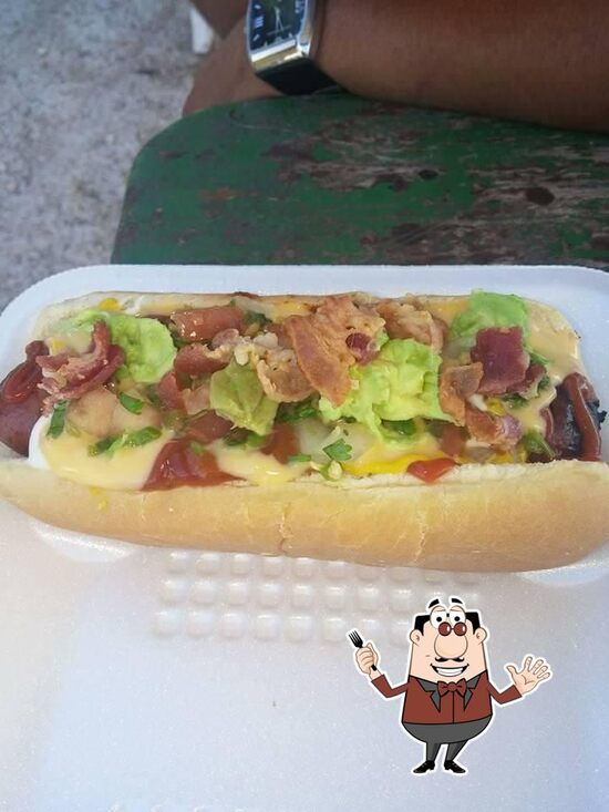 Menu at Jesus and maria bbq trailer, Hargill