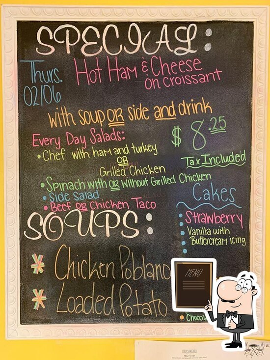 Menu at Sidewalk Cafe, Henderson