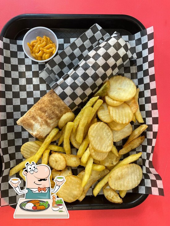 Menu au Double B Burger pizzeria, Blainville
