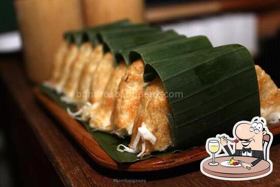 Menu at Bandros Bandoeng cafe, Bandung, Paniisan