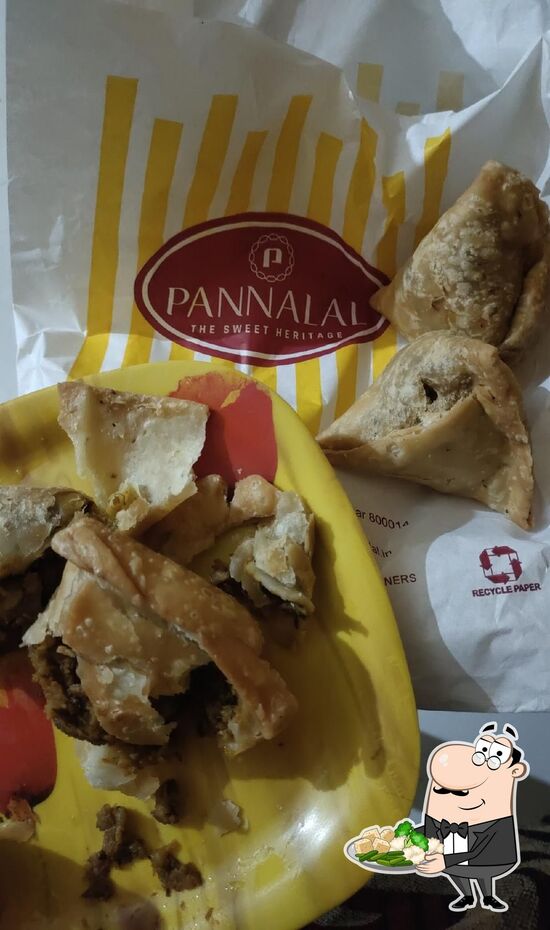 Menu at Pannalal Sweets, Patna