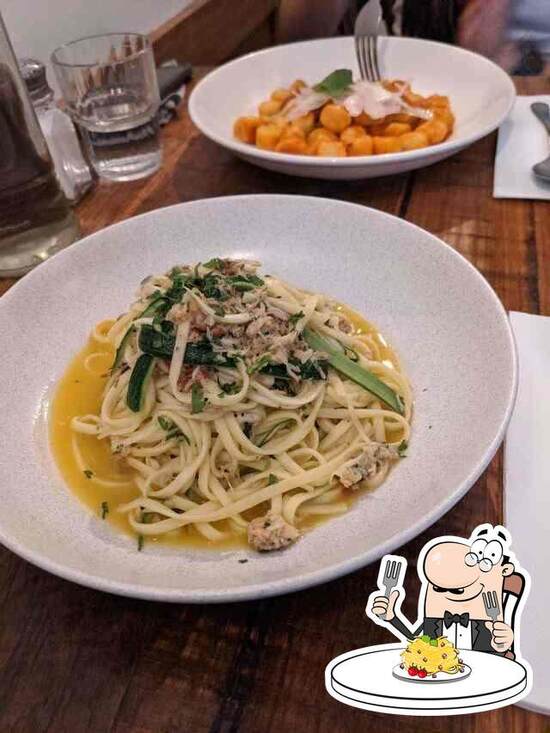 Menu at The Mess Hall restaurant, Melbourne