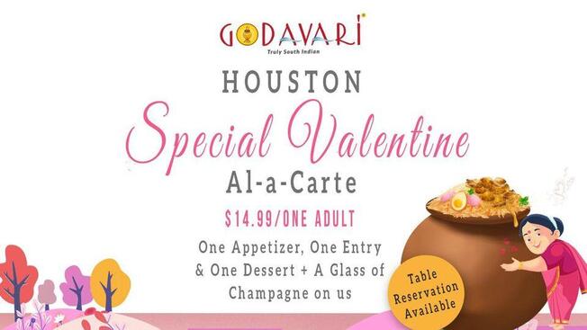 Godavari, 8092 Westheimer Rd in Houston - Restaurant menu and reviews