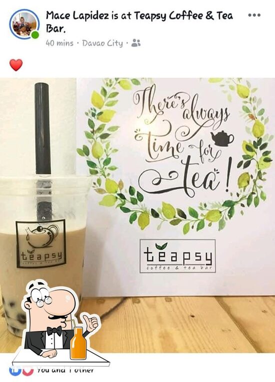 Teapsy Coffee and Tea Bar, Dávao - Menú del restaurante, precios y reseñas