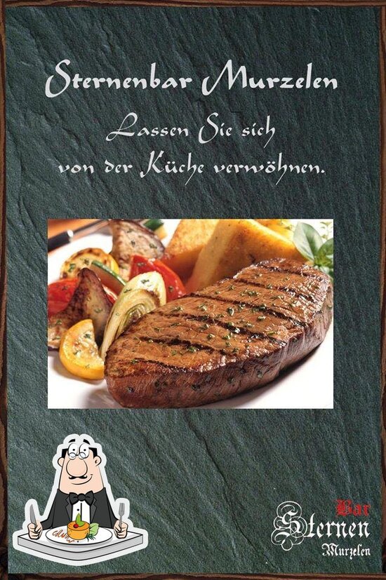 Menu at Stärnebar Murzelen, Bern