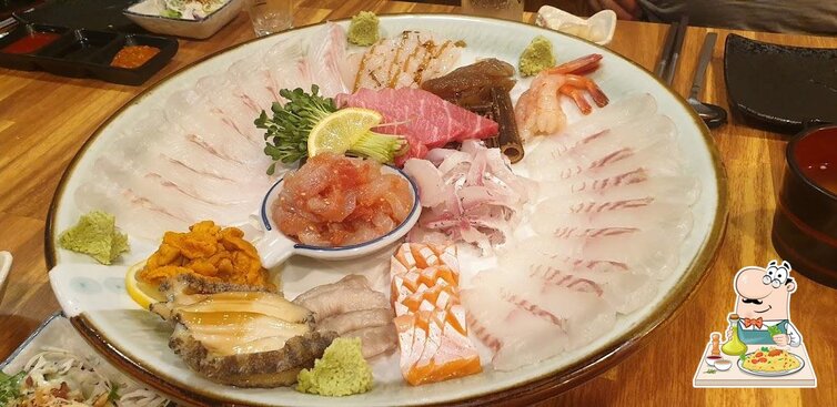 Menu at Sushi Nine restaurant, Seoul