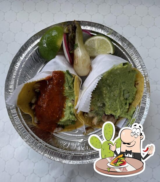 Menu at Tacos El Comal restaurant, New York City