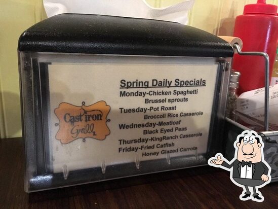 Carta del restaurante Cast Iron Grill, Lubbock, 620 19th St