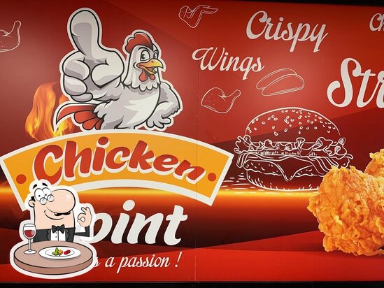 Carta de Chicken point fast food halal, Marsella
