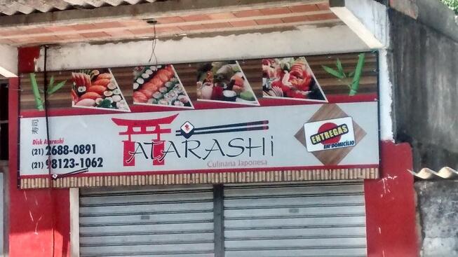 Menu em Atarashi Culinária Japonesa restaurante, Itaguaí