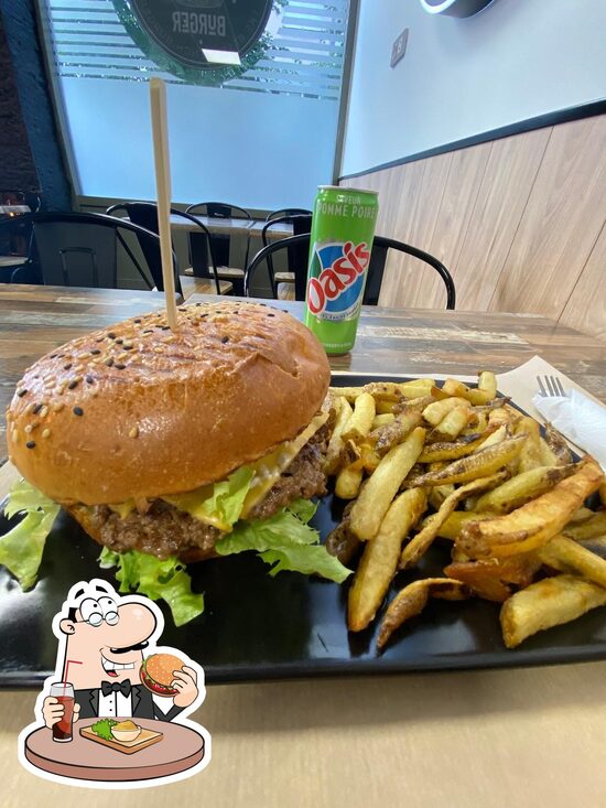 Menu at Baba'Z Burger restaurant, Annecy