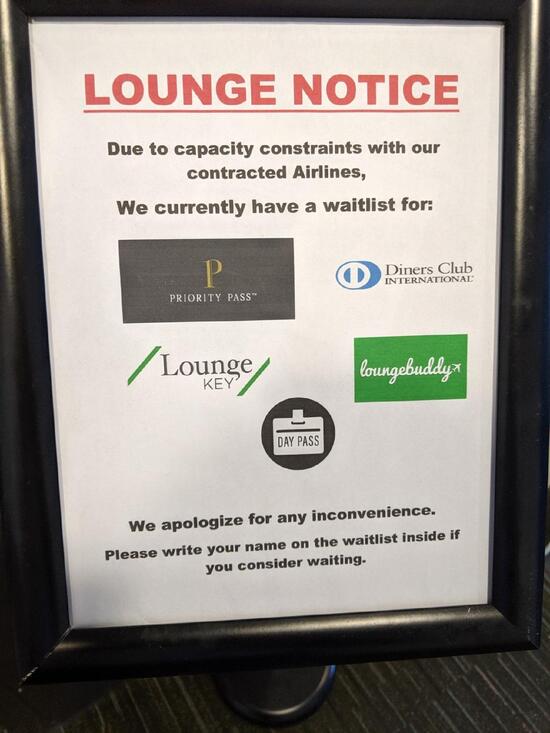 Menu at The Lounge at SJC, San Jose
