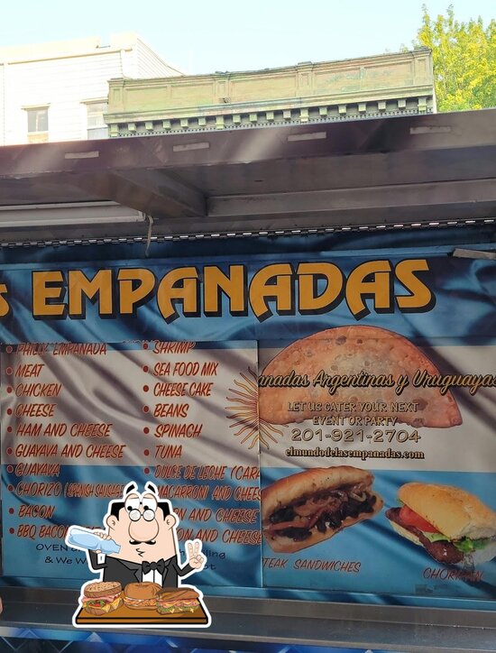 Menu at El Mundo de las Empanadas restaurant, Union City, Bergenline Ave