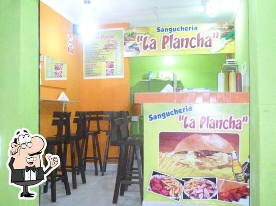 Menu at La Plancha, Callao District