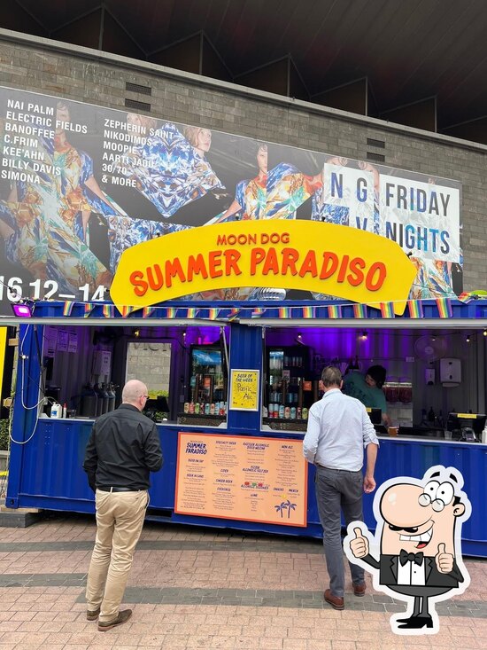 Carta del pub y bar Moon Dog Summer Paradiso, Southbank