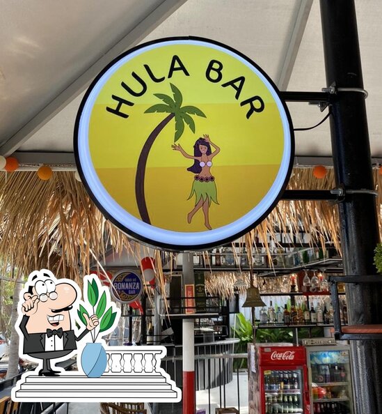 Menu at Hula Bar, Hua Hin