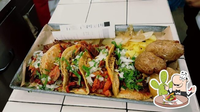 Menu at TAQUERIA ORINOCO restaurant, Monterrey, Río Grijalva 202