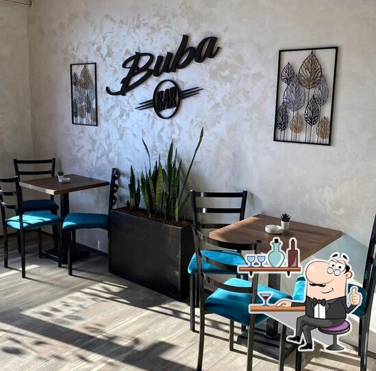 Menu at Buba bar, Progar