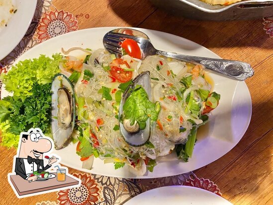 Menu at Buriram Café, Antwerp