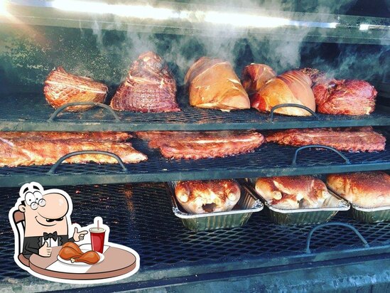 Menu at Abe's BBQ Smokehouse, Columbia