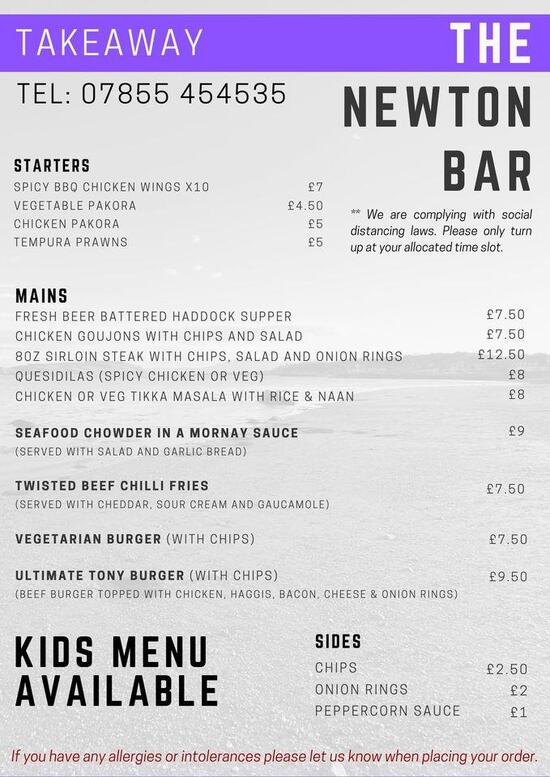 menu-at-the-newton-bar-millport
