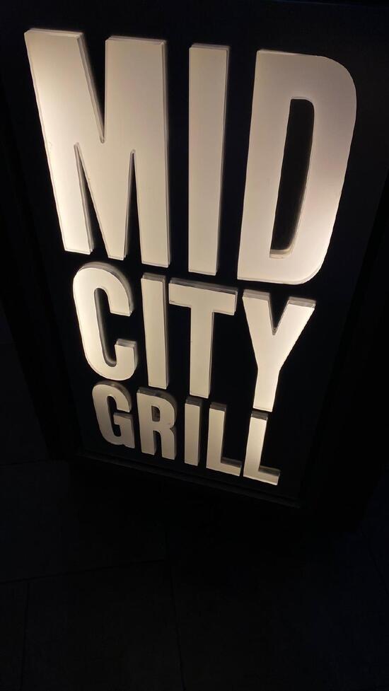 Menu at Mid City Grill restaurant, Central City