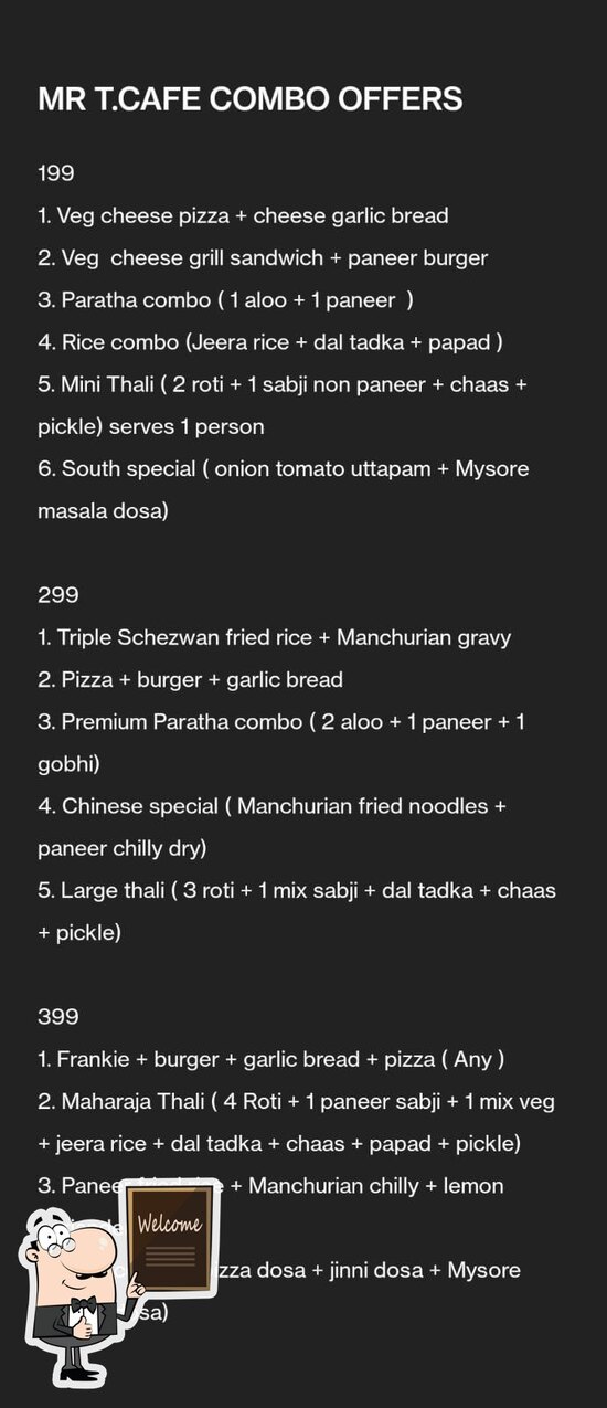 Mr. T cafe, Mumbai - Restaurant menu, prices and reviews