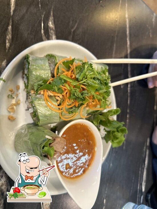 Menu at Pho Momma restaurant, Sacramento