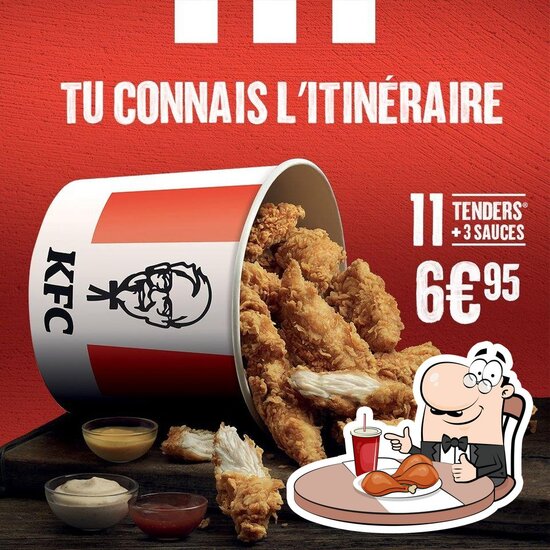 KFC Paris Châtelet, Paris, Les Halles (métro de Paris) - Menu du ...