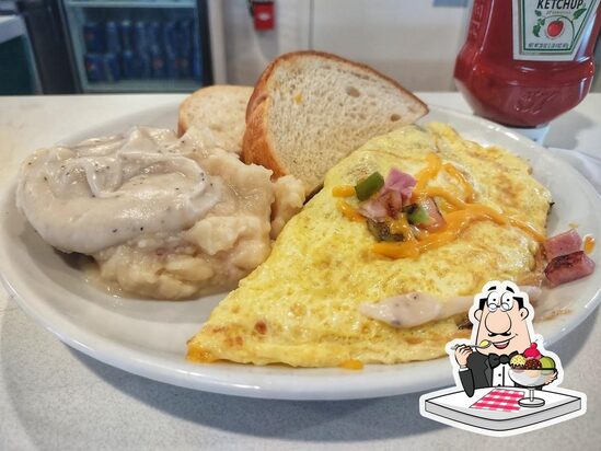 Menu at Scotts Diner restaurant, Merced