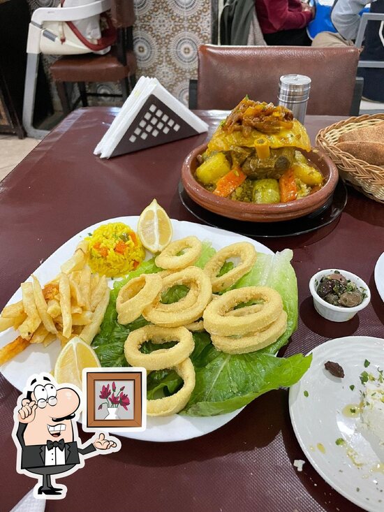 Menu at Restaurant Ahlen, Tangier